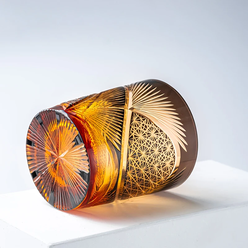 Edo-Kiriko-Drinking-Glass-Pure-Handmad-Crystal-Whisky-Cup-For-Scotch ...