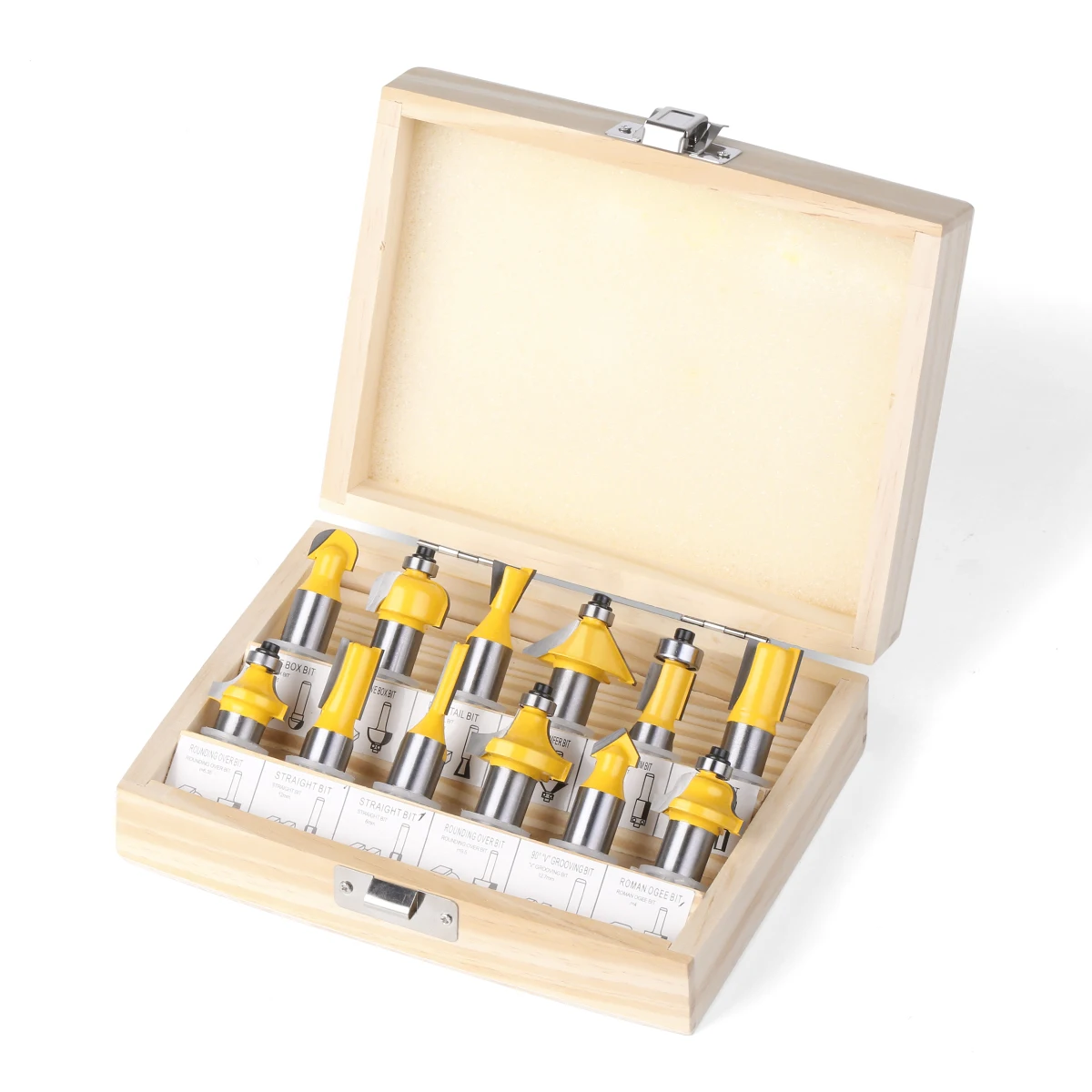 12pcs-6mm-8mm-1-4in-1-2in-Shank-Router-Bits-Set-Woodworking-Milling ...