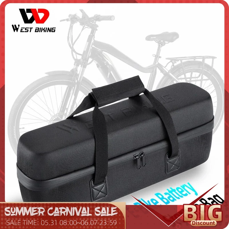 WEST-BIKING-E-Bike-Battery-Storage-Bag-Large-Capacity-Waterproof-Travel ...