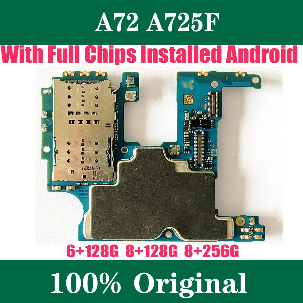 A72-A725F-Single-SIM-Motherboard-Original-Unlocked-Full-Chips-IMEI-OS ...