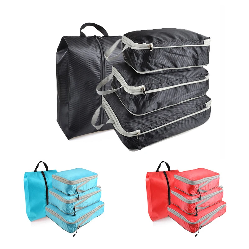 four-piece-Travel-compression-storage-bag-portable-waterproof-duffel ...