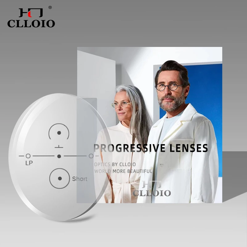 CLLOIO Progressive Multifocal Lenses 1.56 1.61 1.67 1.74 Anti Blue ...