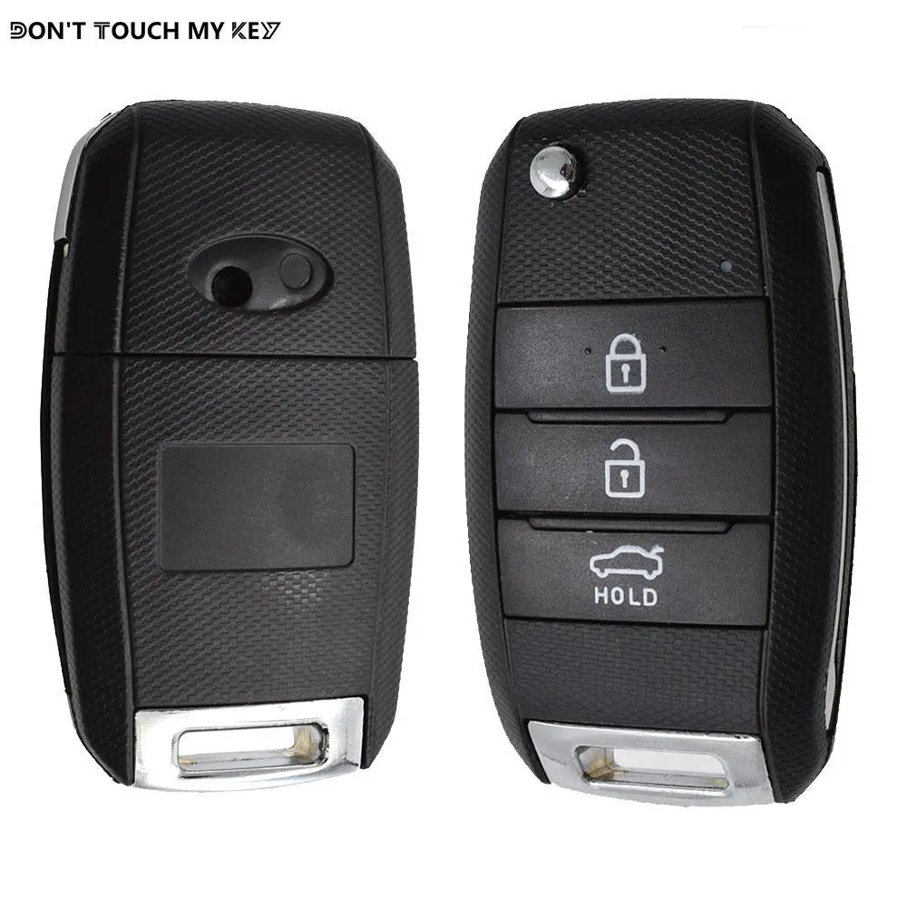 3 Buttons Remote Key Shell Blank Case For KIA K2 K3 K5 Rio Sorento ...