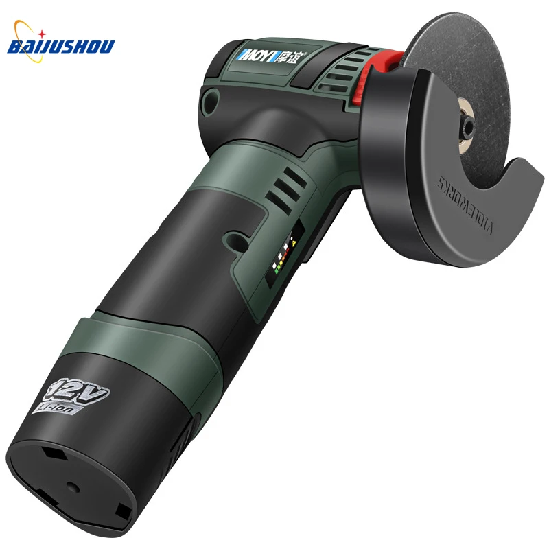 Brushless Rechargeable Angle Grinder 12v Battery Grinder 19500rpm Mini ...