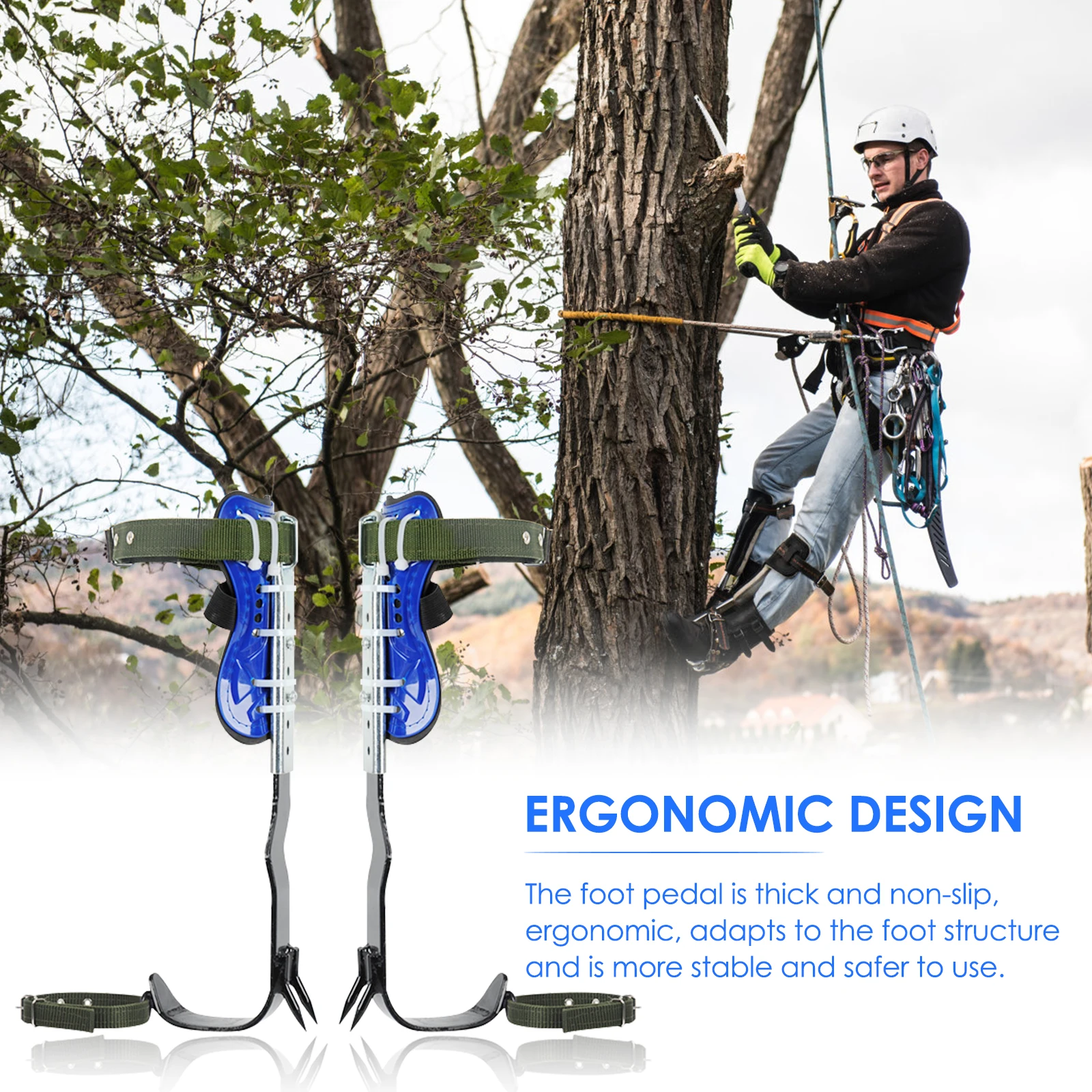 Tree-Climbing-Tree-Spikes-Artefact-Tree-Climber-Set-with-2-Gears-5 ...