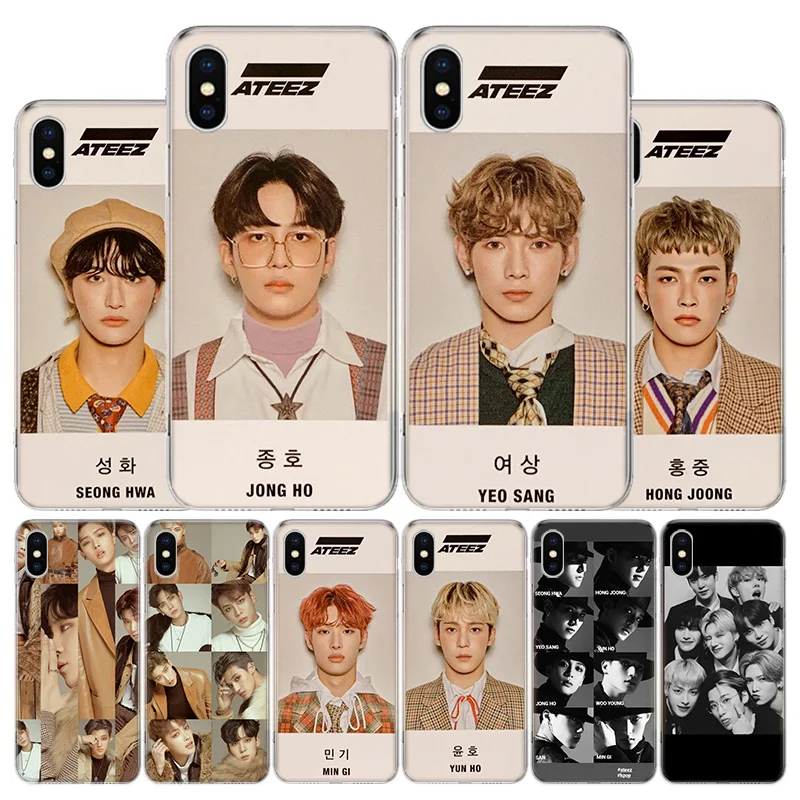 ATEEZ-HongJoong-SeongHWA-Kpop-Phone-Case-For-Apple-iphone-16-15-14-13 ...