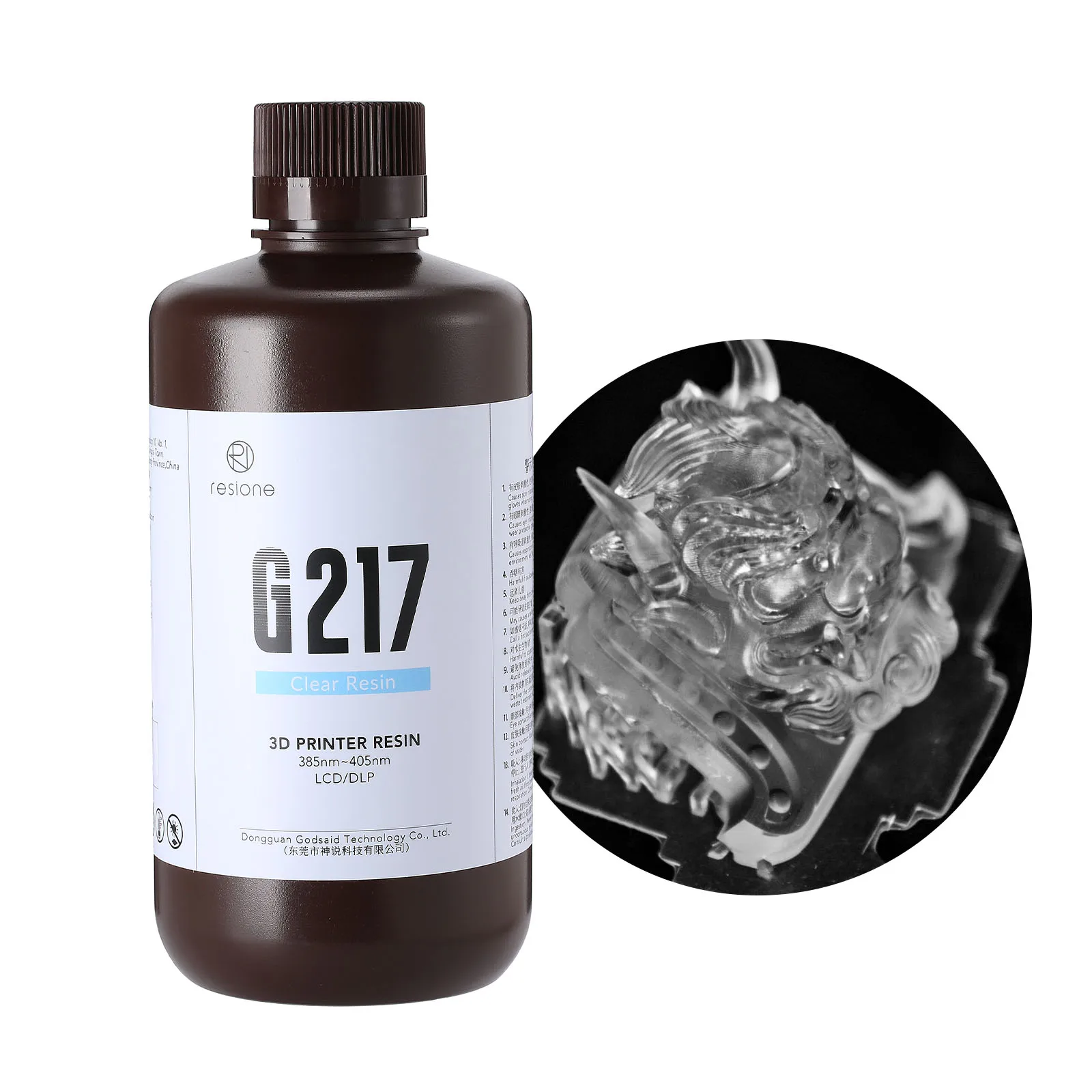 RESIONE-High-Transparent-UV-3D-Resin-G217-Clear-ABS-Like-Resin-Non ...
