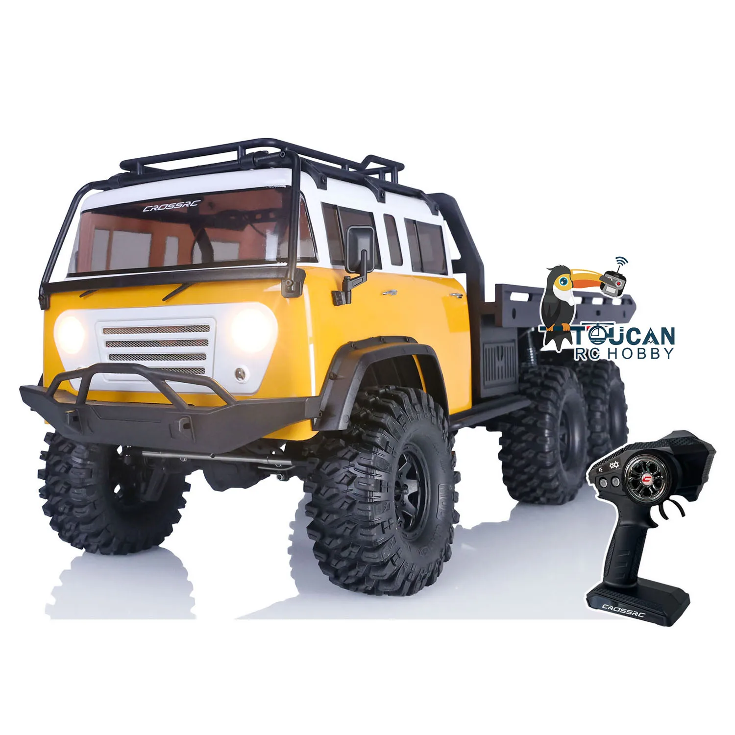 CROSSRC-RC-Crawler-6X6-1-10-JT6-Painted-Assembled-Off-Road-Lights-6WD-2 ...
