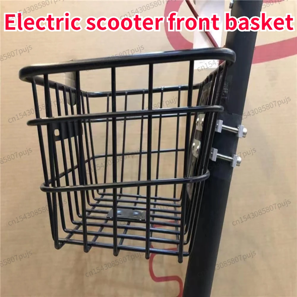 Stainless-Head-Handle-Basket-for-Electric-Scooter-Bike-Front-Rear ...