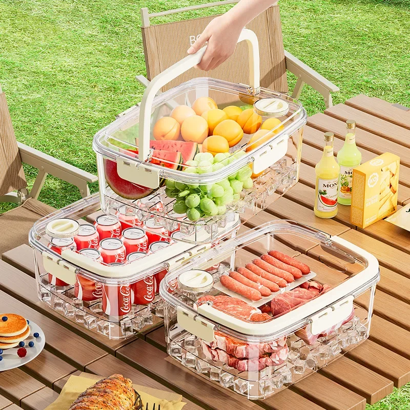 Outdoor-Picnic-Hand-Basket-Storage-Box-Portable-Fruit-Storage-Box ...