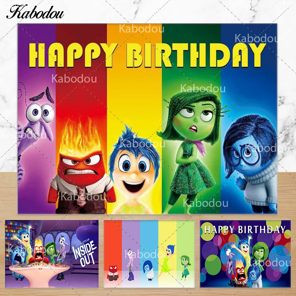 Inside-Out-Photo-Backdrop-Disney-Personification-Of-Emotions-Kids ...