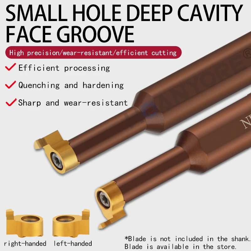 Comma face groove cutterSmall bore face groove cutterSmall diameter CNC ...