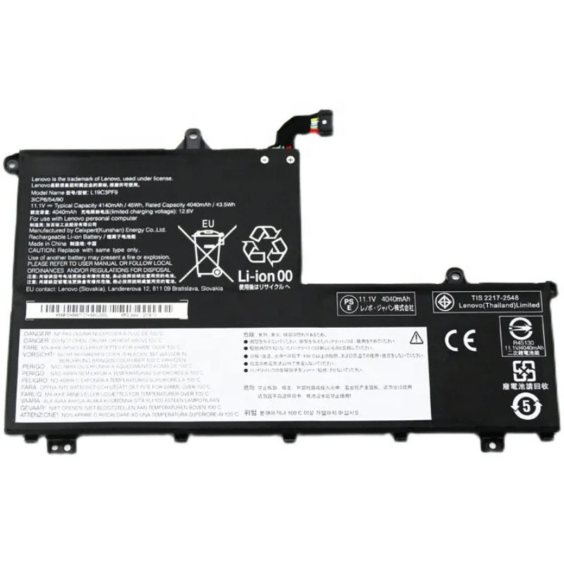 Laptop Battery For Lenovo 5B10V25250 5B10W67257 5B10W67364 L19D3PF2 ...