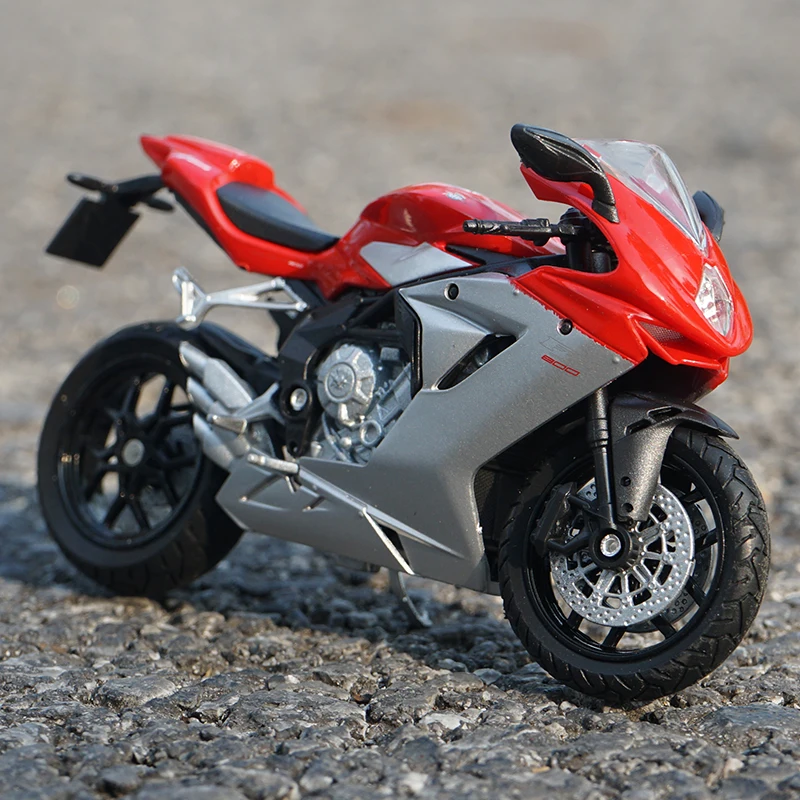 WELLY 1:18 MV Agusta F3 800 Alloy Motorcycle Model Simulation Diecast ...