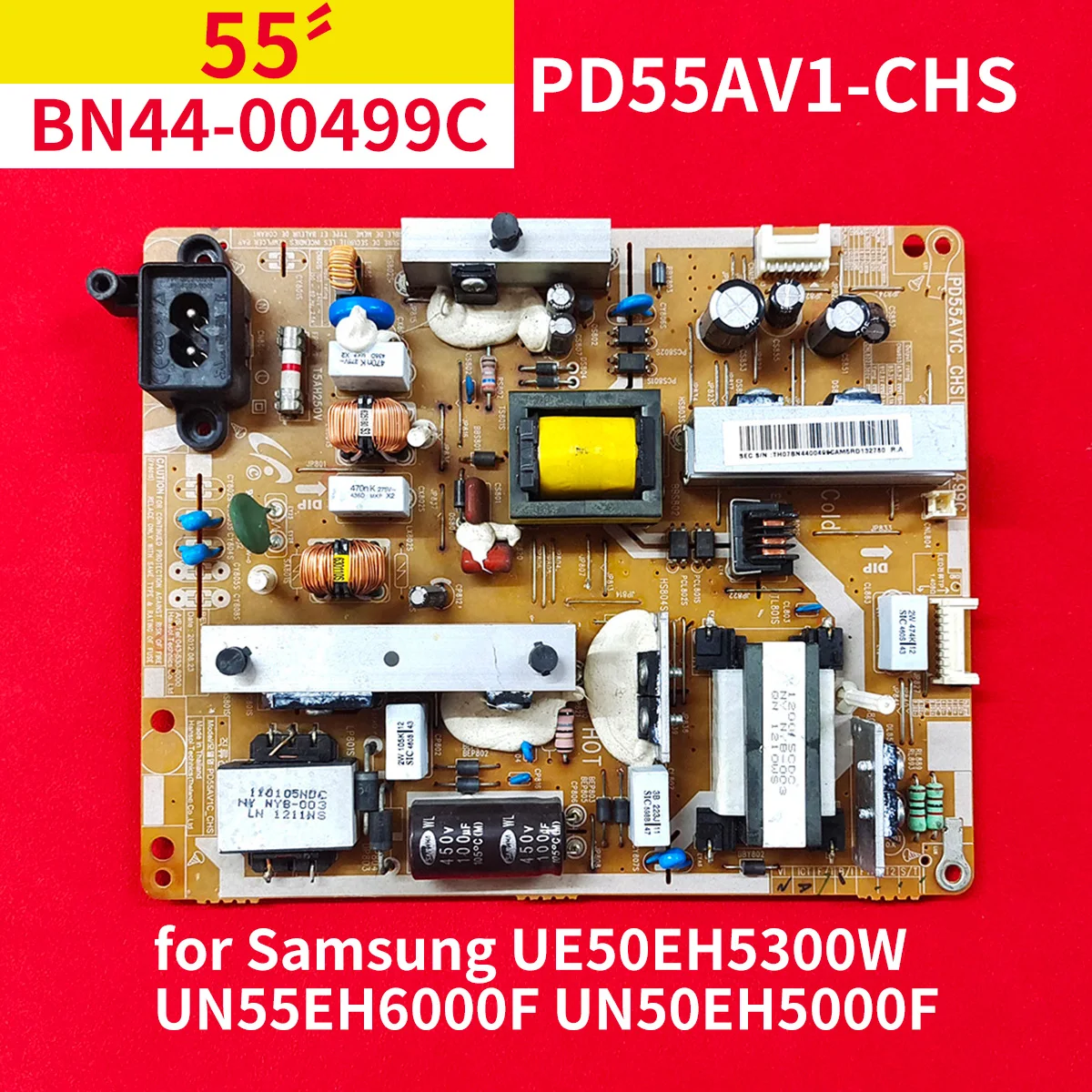 BN44-00499A BN44-00499C PD55AV1-CHS Power Board for Samsung UE50EH5300W ...