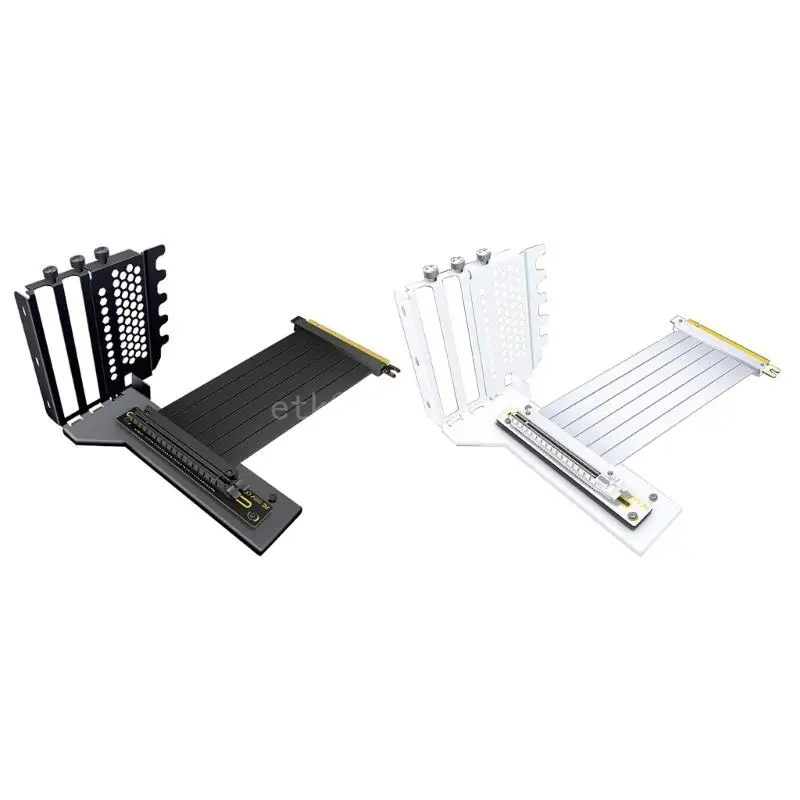 PCIE-3-0-4-0-x16-Universal-Vertical-GPU-Holder-Kit-Riser-ATX-Matx-Case ...