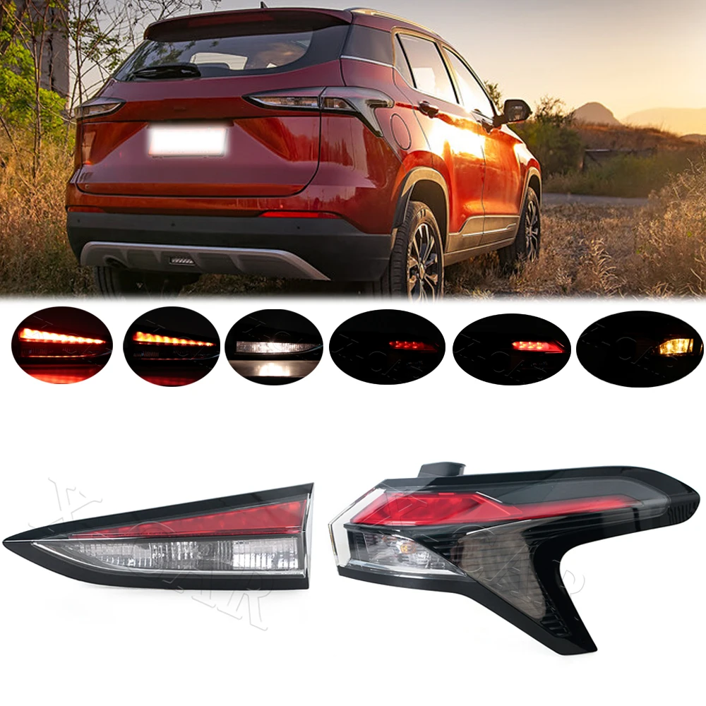 LED Outside Inside Rear Stop Warming Brake Light Tail Lamp For Wuling ...