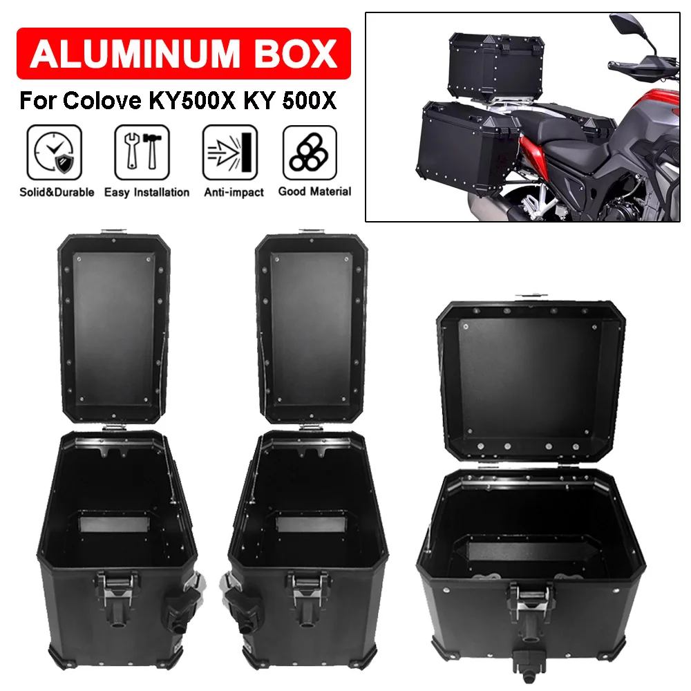 Portaequipajes-de-acero-inoxidable-caja-de-aluminio-para-Colove-KY500X ...
