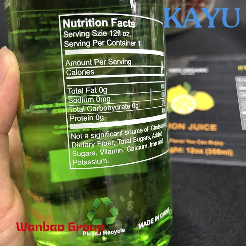 Water Sampling Labels