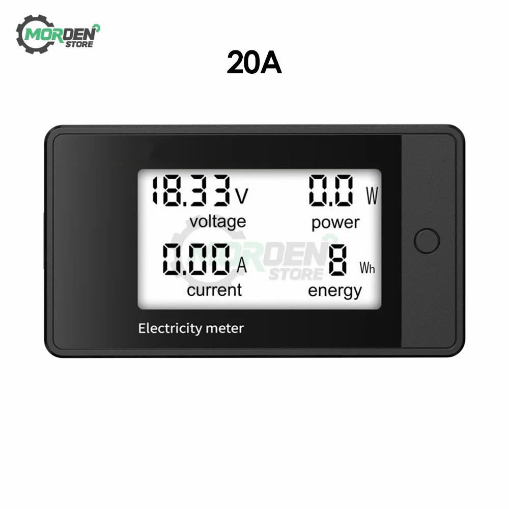 DC 8-100V 20A 50A 100A 200A Digital Meter Voltmeter Ammeter LCD DC ...