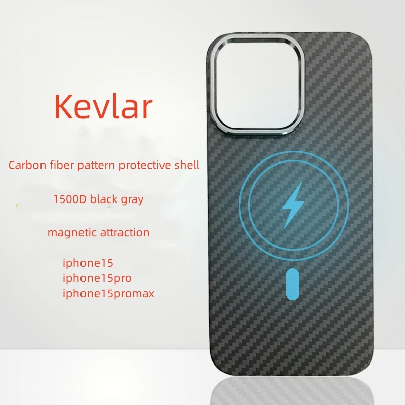 Deluxe-1500D-Carbon-Fiber-Magsafe-Wireless-Charging-phone-cases-for ...