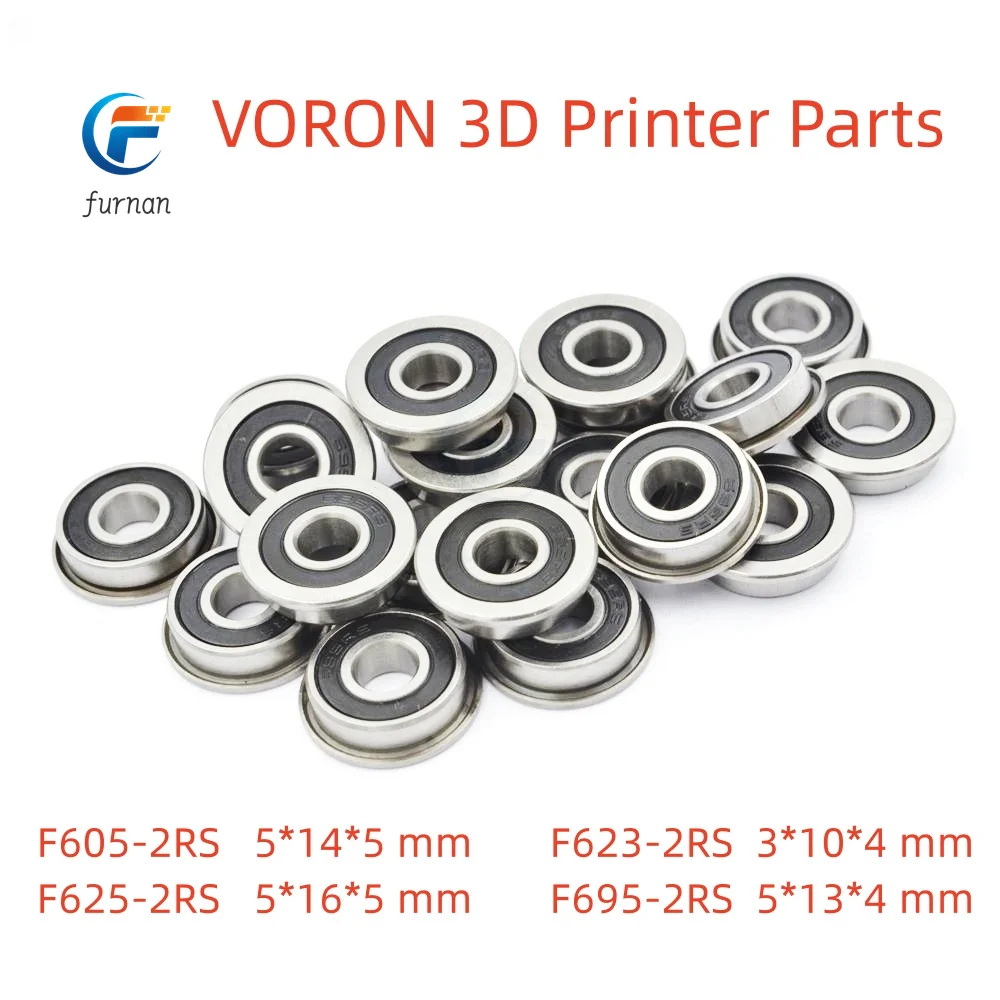 F605-2RS F623-2RS F625-2RS F695-2RS Bearing Flanged Miniature Deep ...
