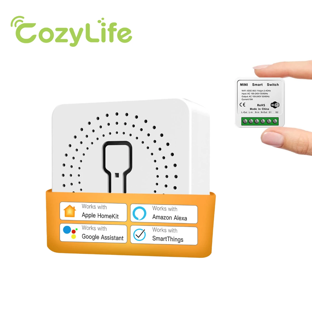 CozyLife-Smart-HomeKit-WiFi-Switch-Module-Mini-Timed-Light-Switches-16A ...
