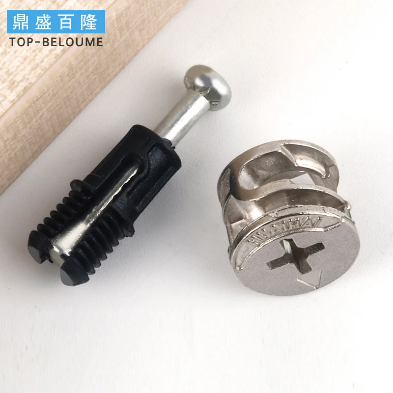 Furniture three-in-one connector screw eccentric nut bed wardrobe ...