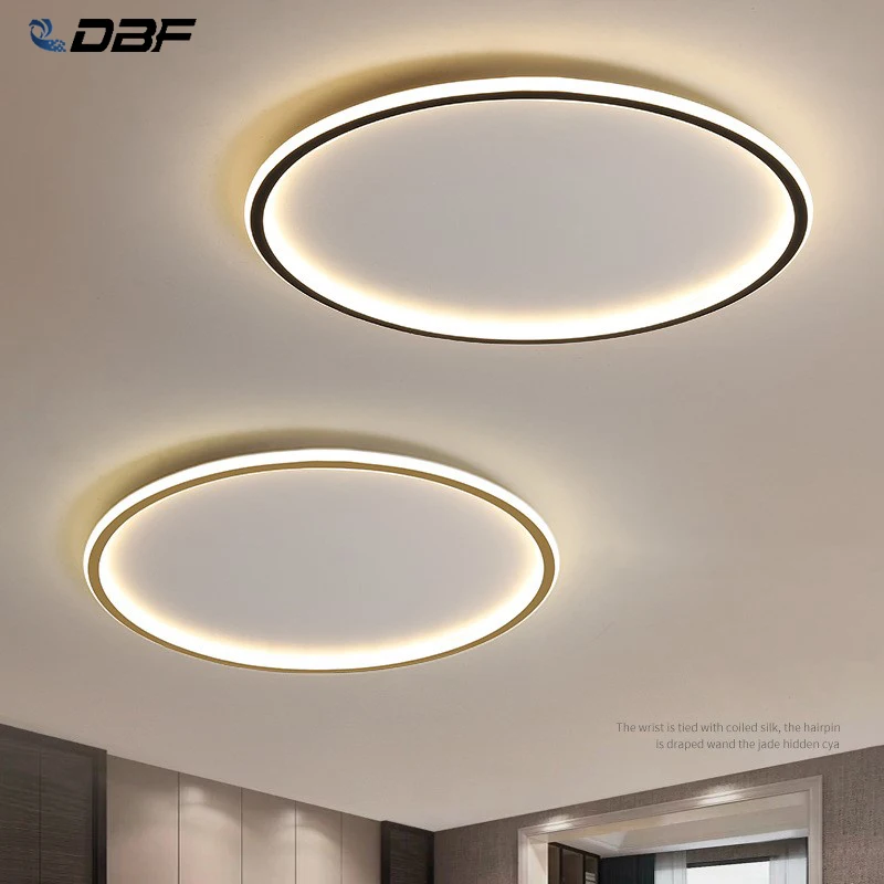 Modern LED Luz De Teto Ultra Thin Sala Quarto Lâmpada Do Teto Corredor ...