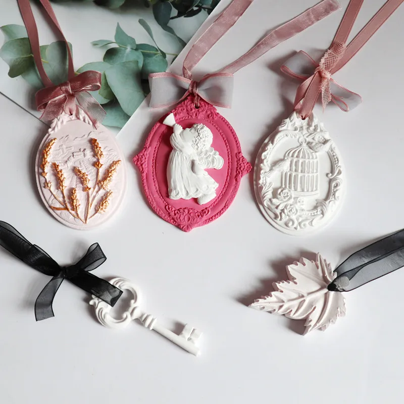 Silicone-Gesso-Mold-Car-Pendant-Gesso-Fondant-Bolo-Aromaterapia-Cera ...