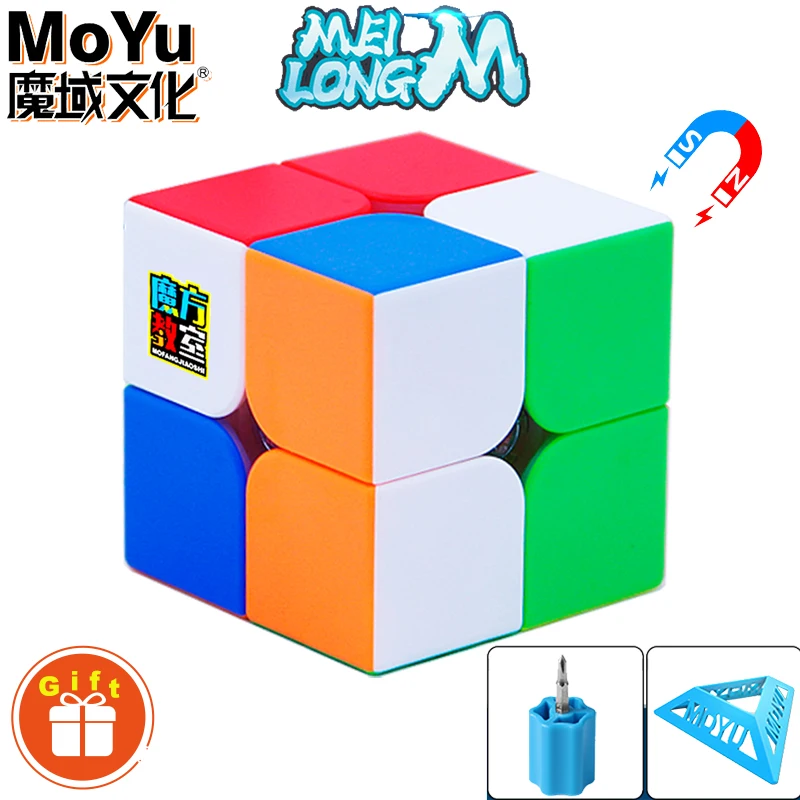Speed Cube 3x3 Moyu Magnetic | Moyu 3x3x3 Meilong Magnetic | Moyu ...