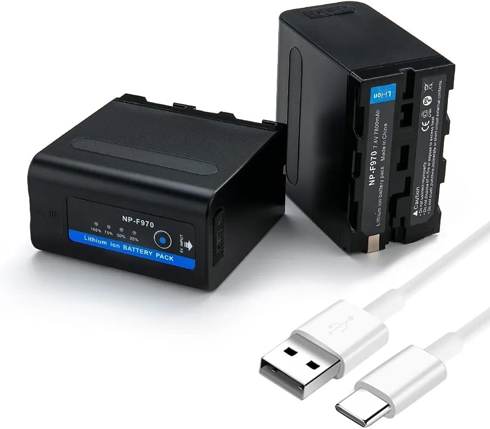 7800mAh-7-4V-NP-F970-Rechargeable-Battery-for-SonyS-NP-F970-NP-F960-NP ...