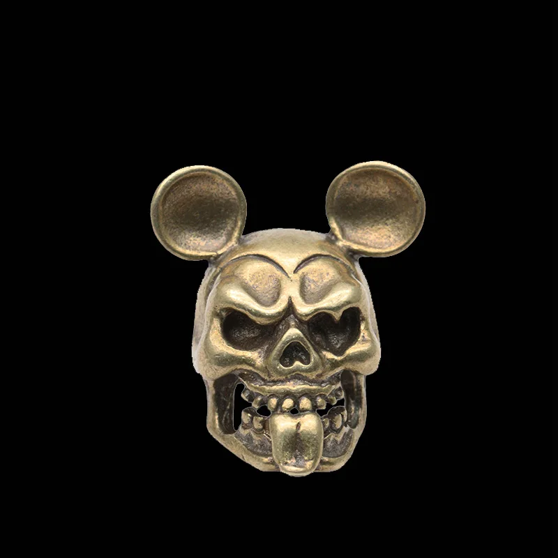 Retro-Brass-Cartoon-Mice-Skull-Head-Cloth-Buckle-With-Screws-Punk ...