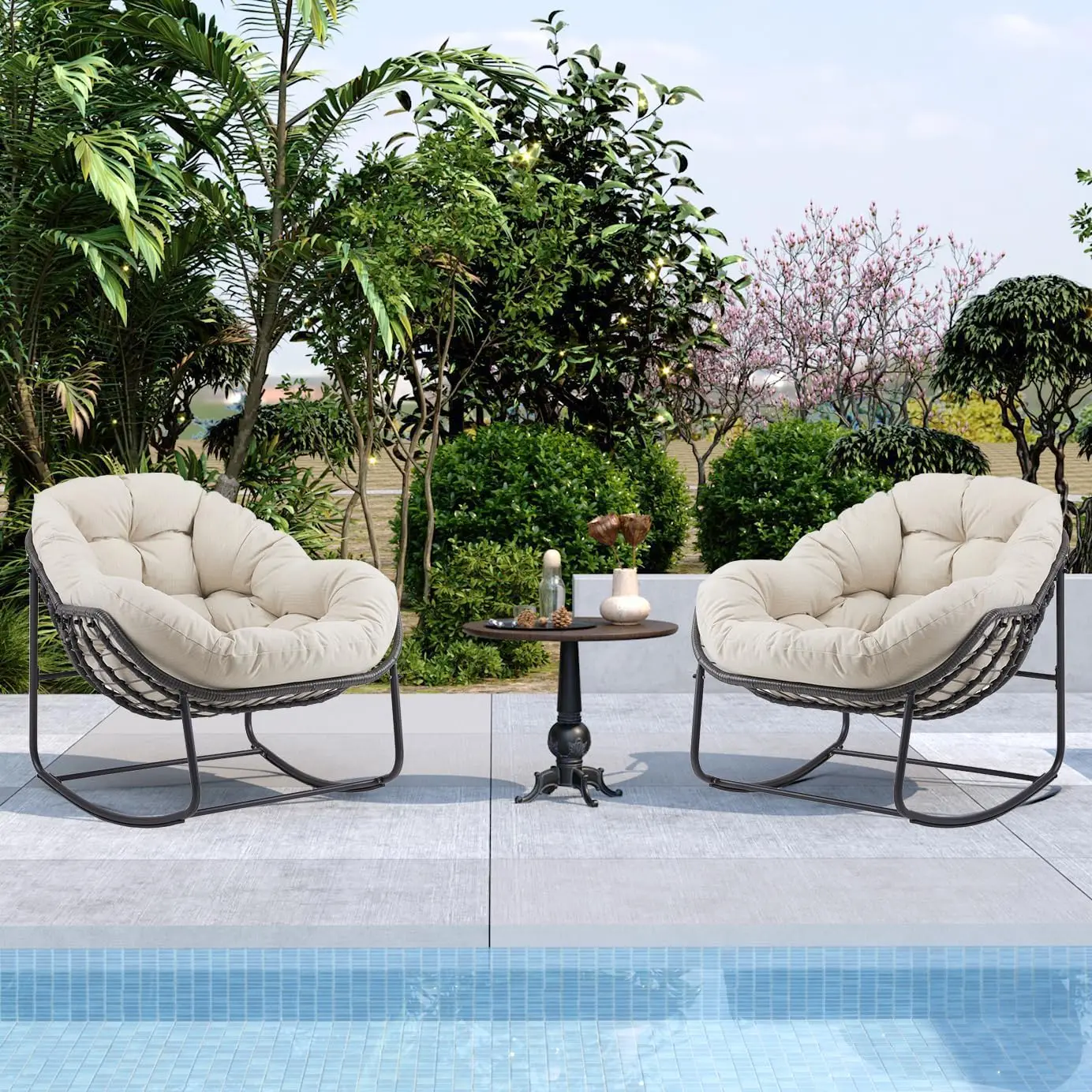 Patio-Rocking-Chair-with-Cushion-Indoor-Outdoor-Comfy-Rocker-Chair ...
