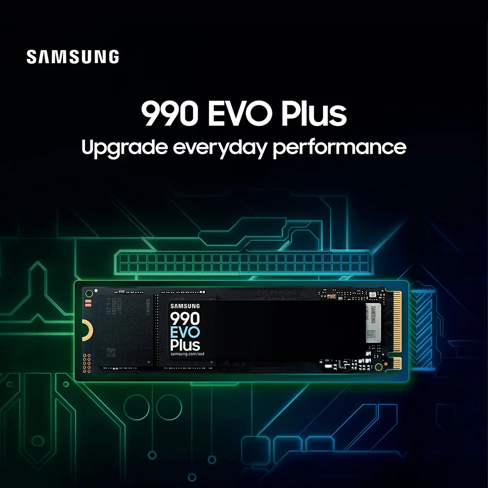 SAMSUNG 990 EVO PLUS SSD 1TB 2TB,PCIe Gen 4x4, Gen 5x2 M.2 2280 NVMe ...