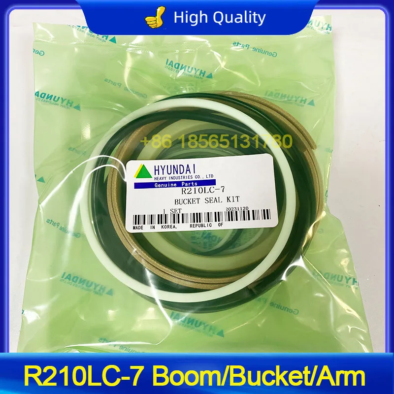 High-Quality-R210-7-R210LC-7-Boom-Bucket-Arm-Cylinder-Seal-Kit-For ...