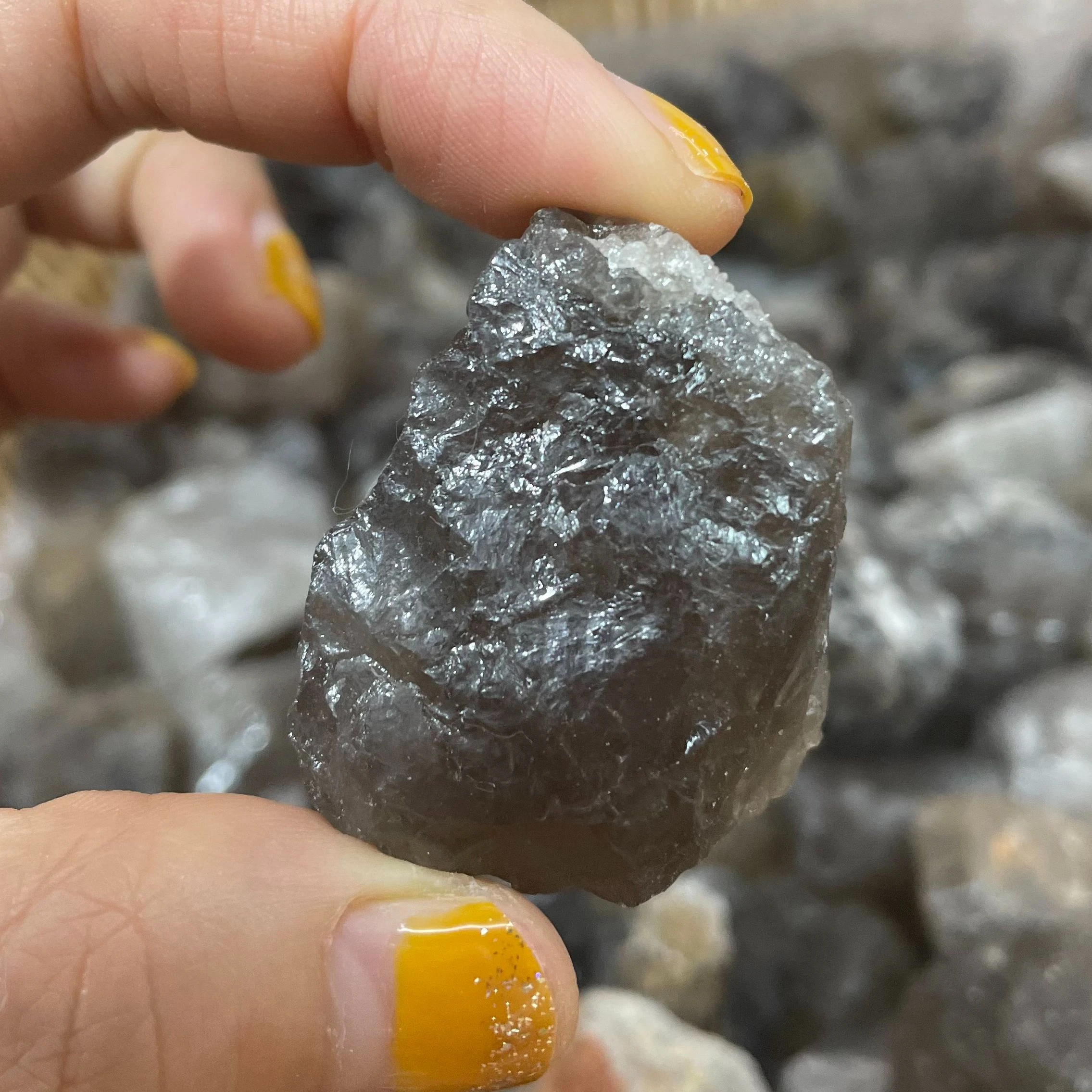 1000g Natural Irregular Freeform Raw Stone Rough Brown crystal raw ...