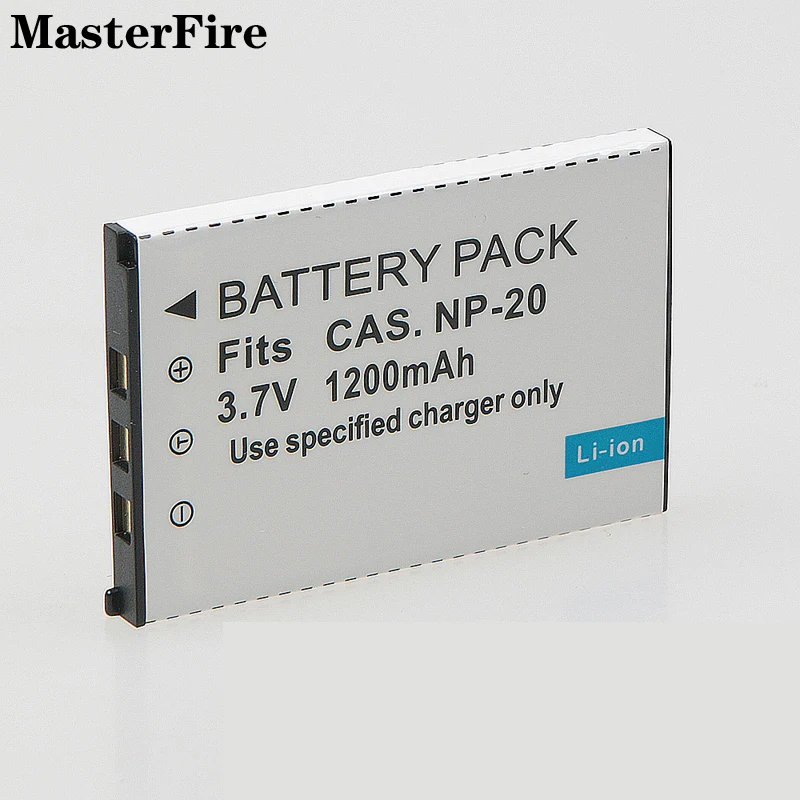 2-10PCS NP-20 NP20 CNP-20 3.7V 1200mah Replacement Camera Battery For ...