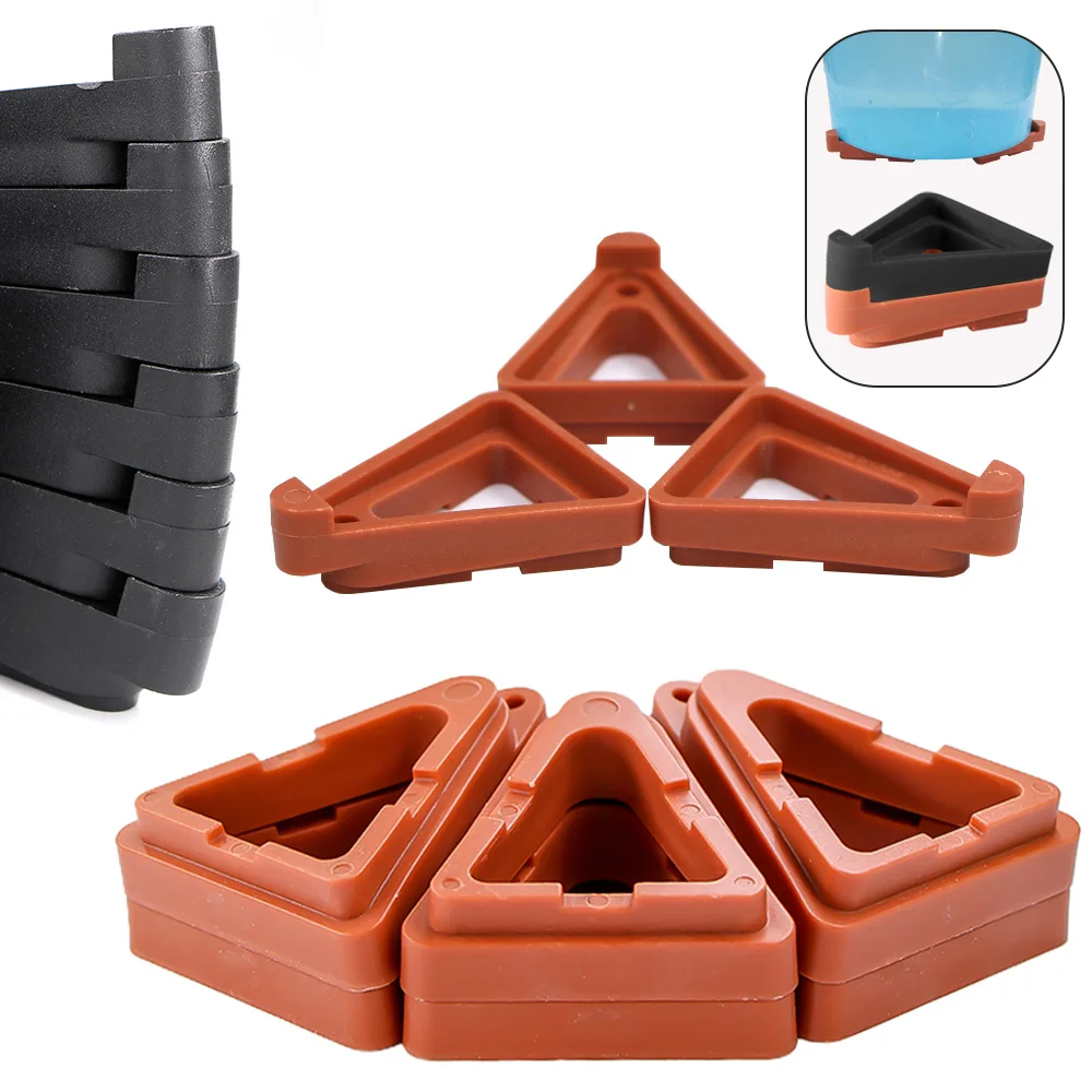 2-Sizes-Triangle-Garden-Plant-Flower-Pot-Feet-Stand-Pot-Feet-Raise-the ...