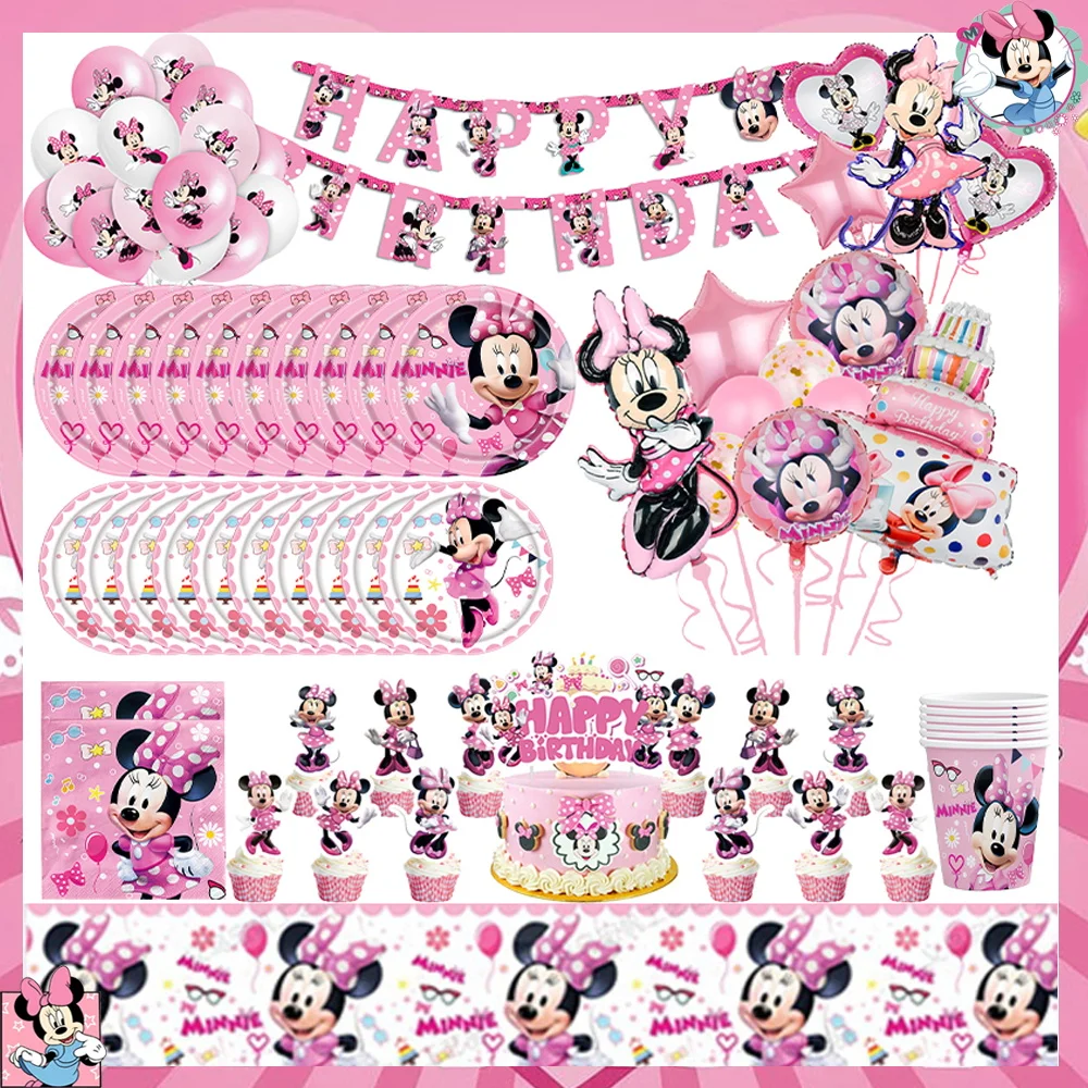 Pink Minnie Mouse Birthday Clipart