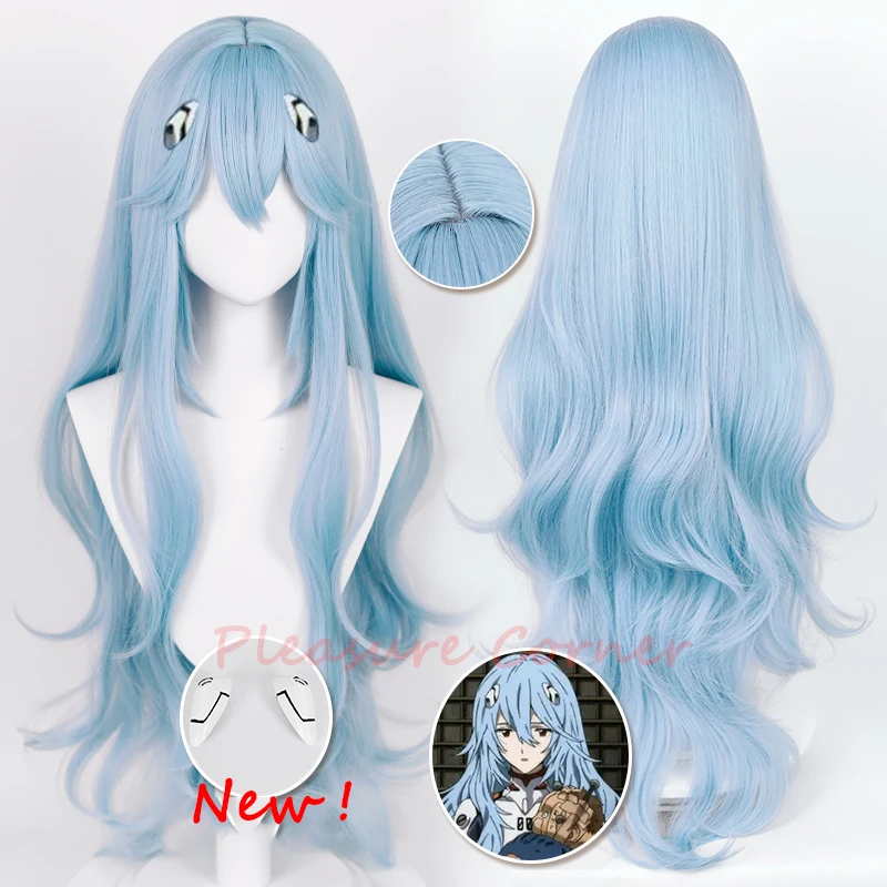 New Rei Ayanami Cosplay Wig EVA Cosplay Women Long Blue Wig Anime EVA ...