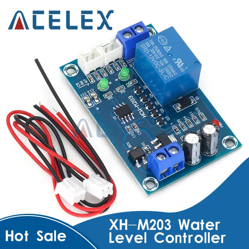 XH-M203-Full-Automatic-Water-Level-Controller-Pump-Switch-Module-AC-DC ...