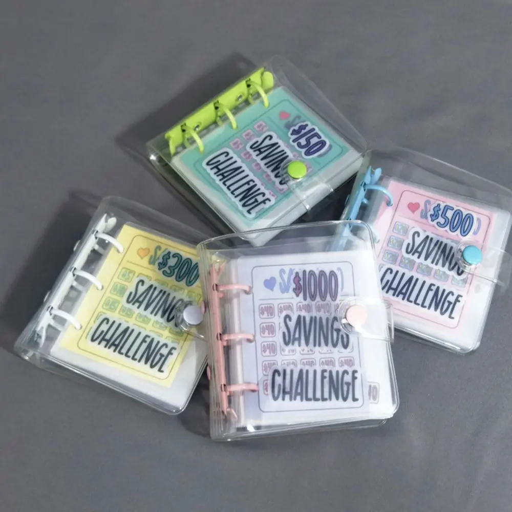 PVC-Money-Saving-Binder-Mini-150-300-500-1000-Savings-Challenges-Book ...