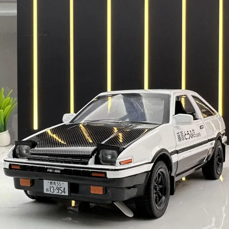 Toyota-AE86-Model-Car-para-Crian-as-1-32-Diecast-Ve-culos-Luz-Sonora ...