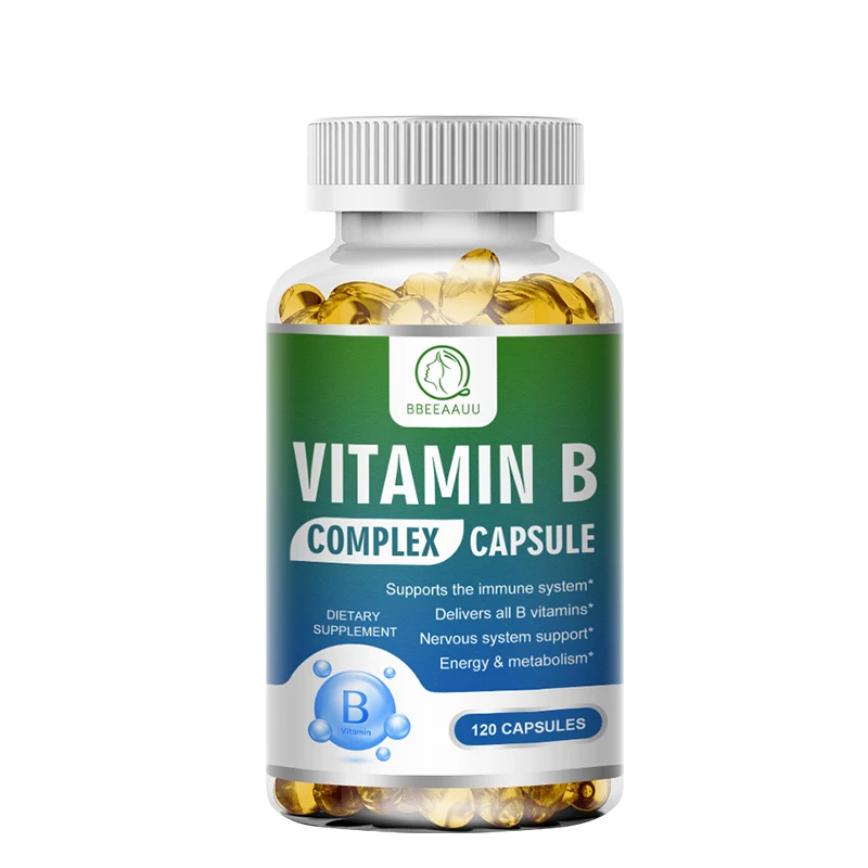 Super Strong Vitamin B Capsule Complex Vitamin B1,b2,b3,b5,b6,b7,b9,b12 ...