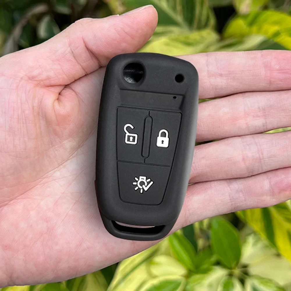 3 Buttons Silicone Folding Car Key Cover Protector Case for DAF 106 CF ...
