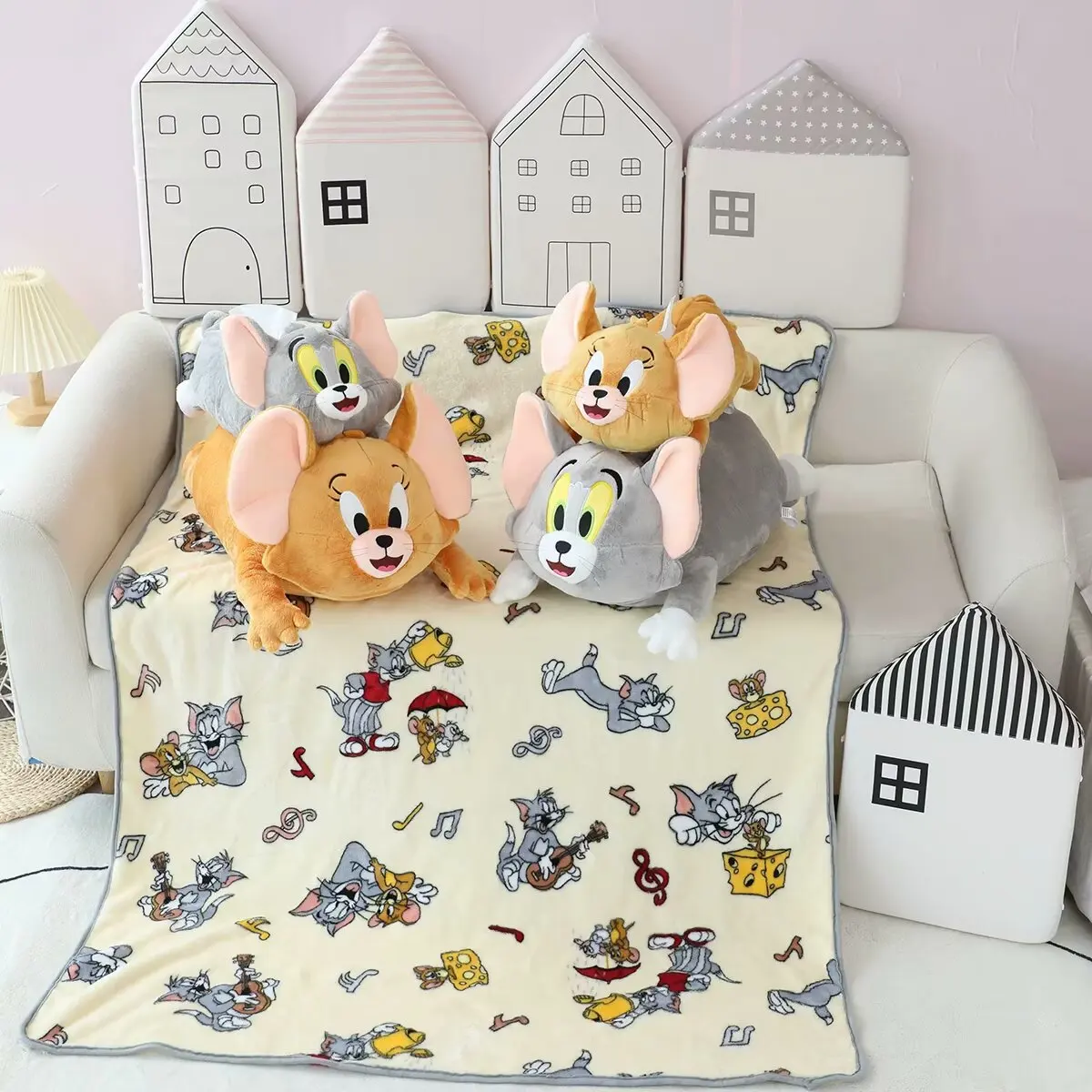 Kawaii-Tom-And-Jerry-Plush-Toy-Cartoon-Movie-Cat-Tuffy-Nibbles-Mouse ...