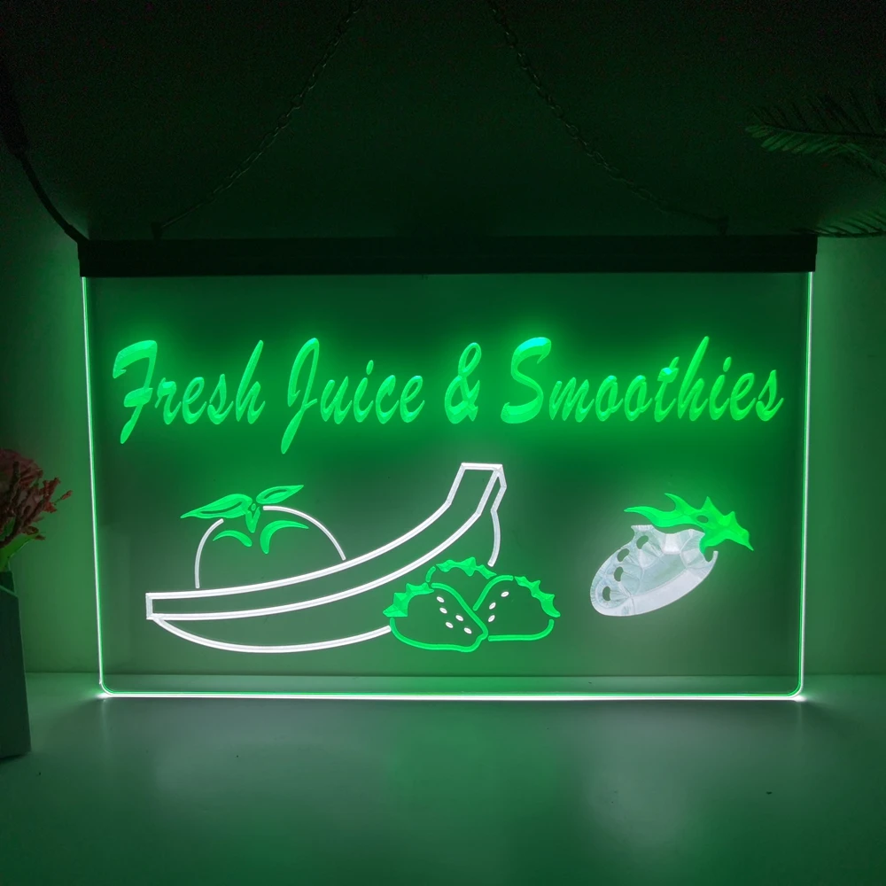 Fresh-Juice-Smoothies-Drink-Cafe-LED-Neon-Sign-Home-Decor-New-Year-Wall ...