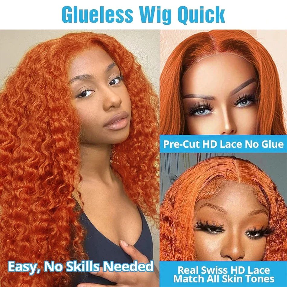 5x5-Glueless-Orange-Ginger-Deep-Wave-Human-Hair-30-32-Inch-Transparent ...