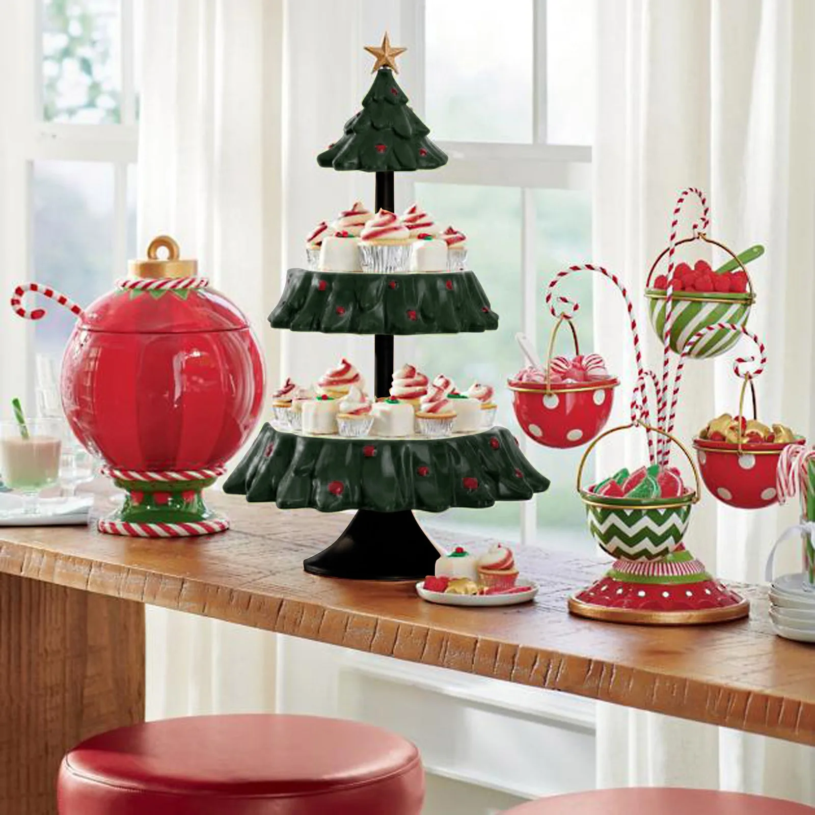Christmas Tree Cupcake Stand